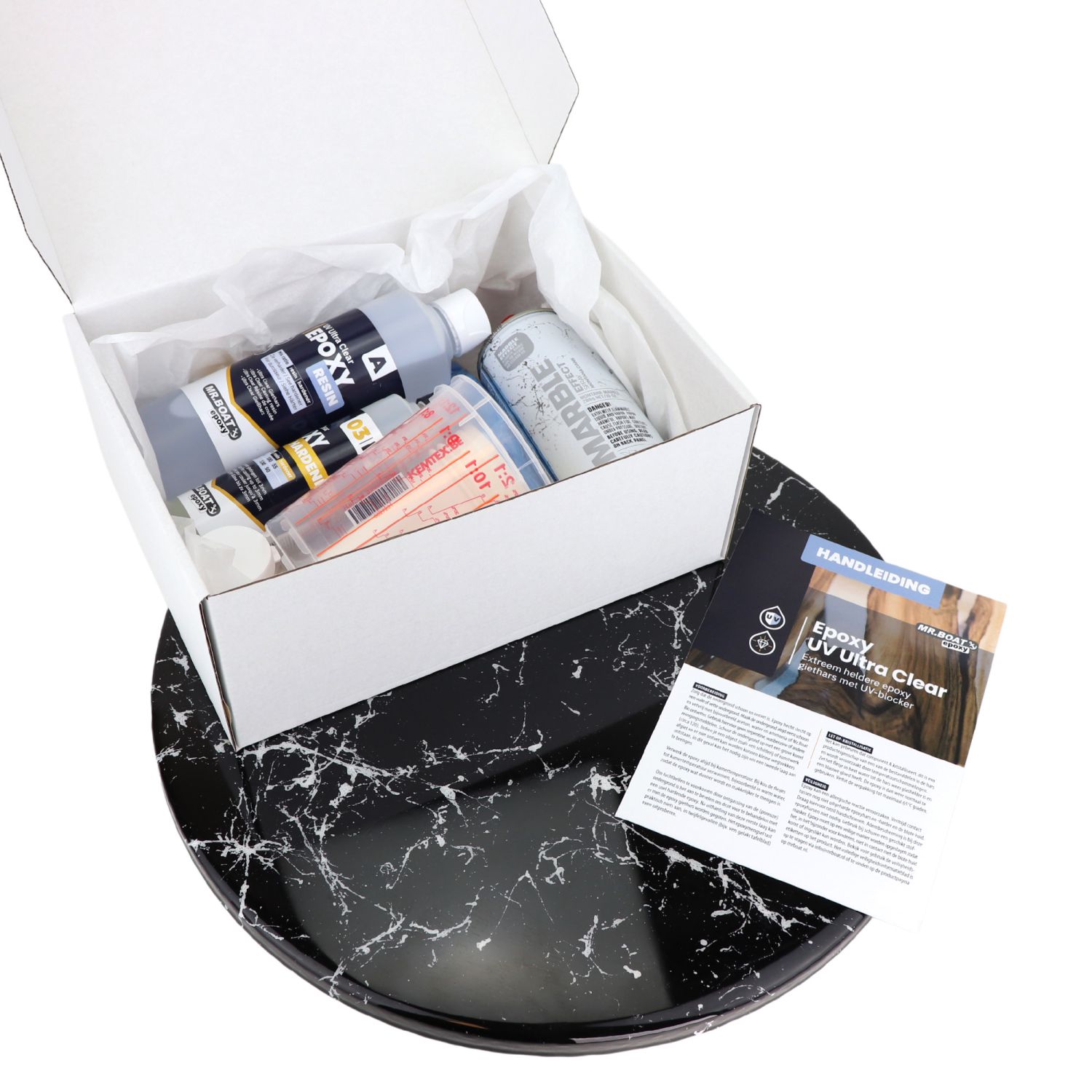 Marmor-Epoxid-Paket | Resin Art